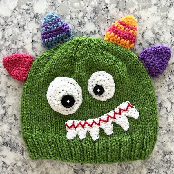 Monster Hat - Etsy