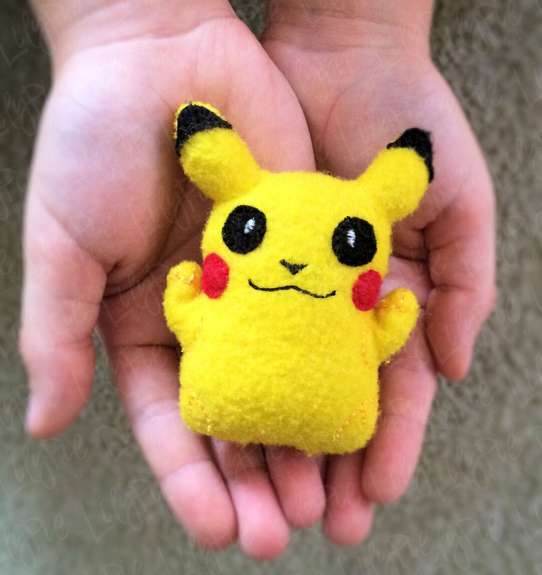 Pikachu inspired Plush Mini Stuffie Handwarmers Mini Plush Kids Toys ...