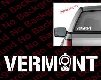 Vermont Window Decal - Etsy