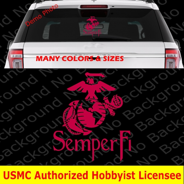 Marine Corps Eagle Globe and Anchor Logo Decal - Etsy