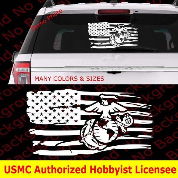 Large Usmc Decals - Etsy
