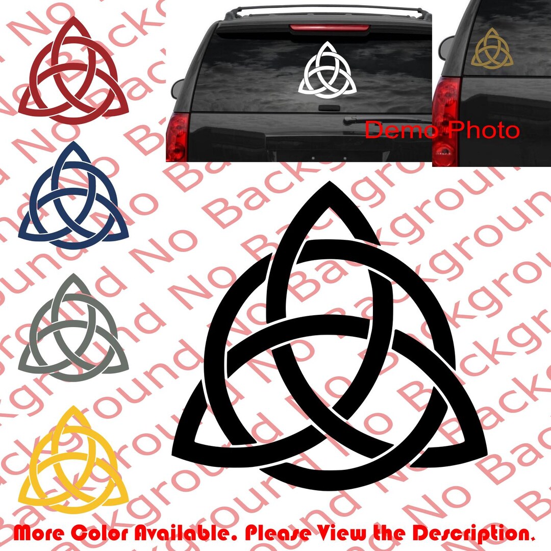 Many Colors & Sizes - Trinity Triquetra Vinyl Die Cut Decal Sticker ...