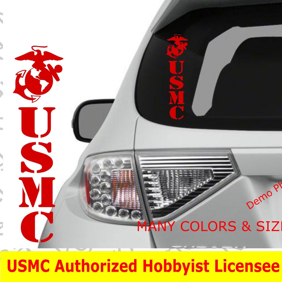 USMC Hobbyist License #53324: RED Vertical Marines United States Marine ...