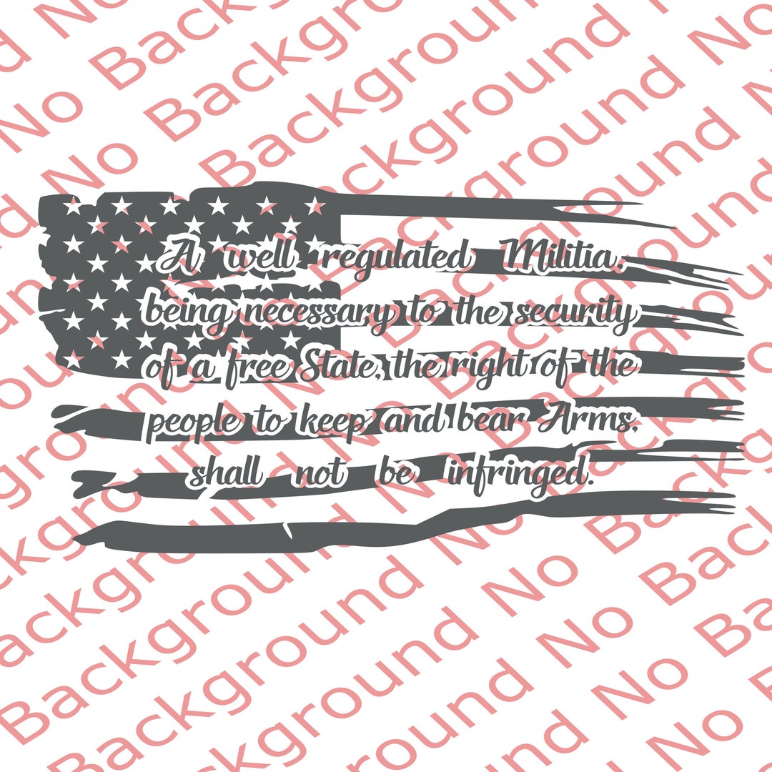 Many Sizes and Colors - LARGE Dark Grey Distressed 2nd Amendment USA ...