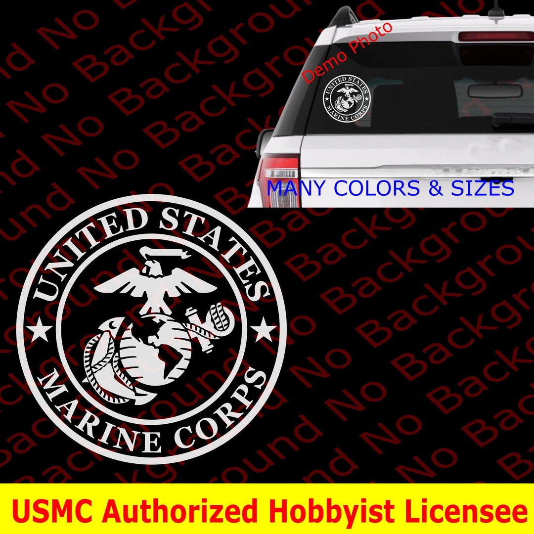 USMC Hobbyist License #533-24 Matte White United States Marine Corps ...