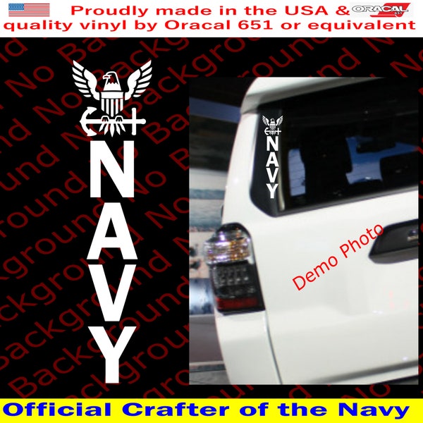 Us Navy Window Decal - Etsy