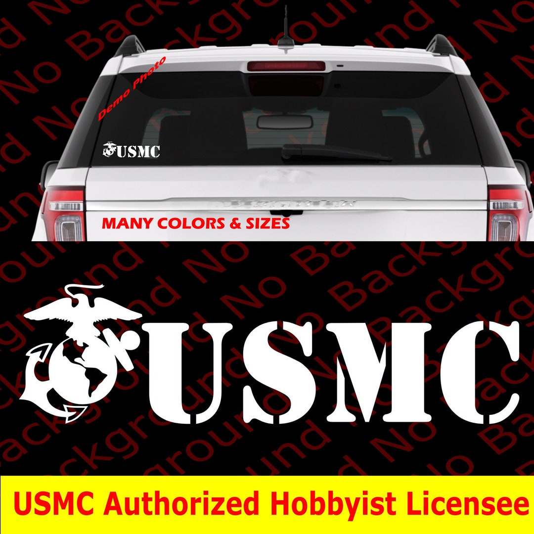 United States Marine Corps Die Cut EGA Vinyl Decal for Window Bumper ...