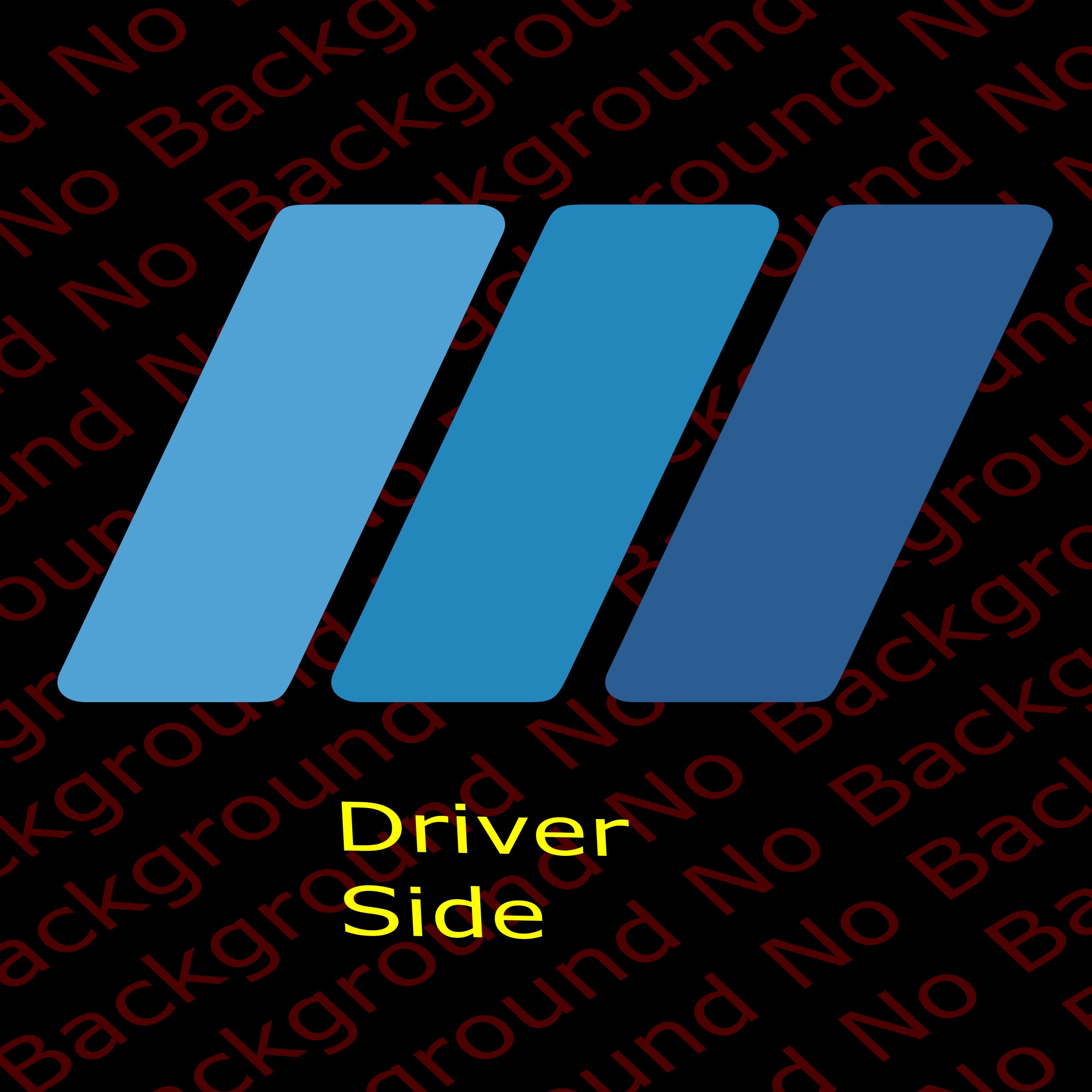 Many Colors & Sizes - Blue Colors Retro Racing Stripes Rainbow Vinyl ...