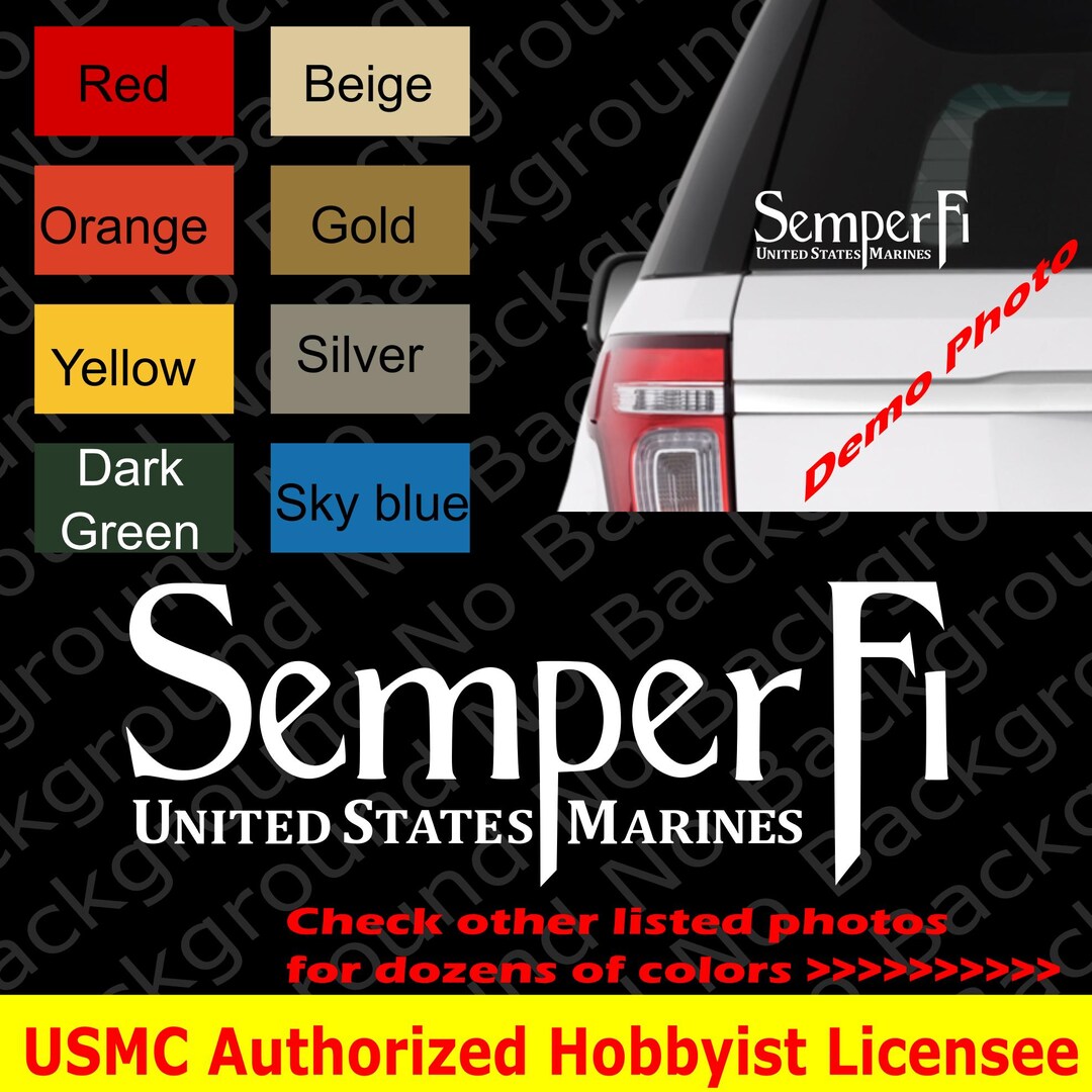 USMC Hobbyist License #533-24: Semper Fi Marines United States Marine ...