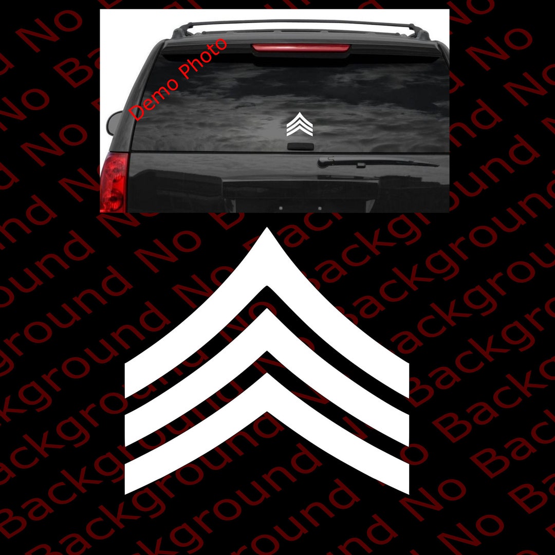 Many Colors & Sizes - Police Sergeant SGT Vinyl Car No Background ...