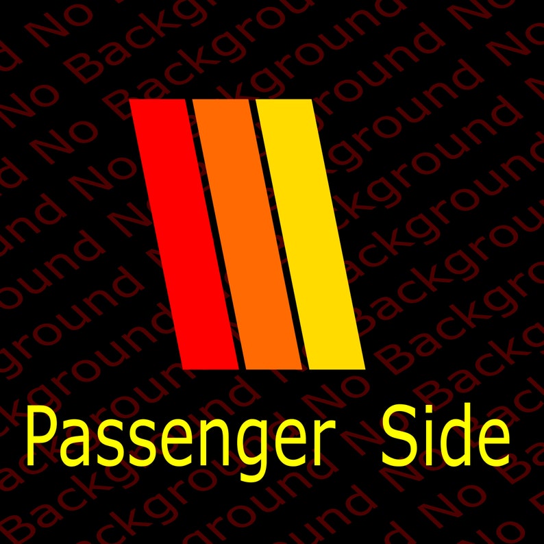 Many Colors & Sizes Retro Racing Stripes Rainbow Vinyl Die - Etsy