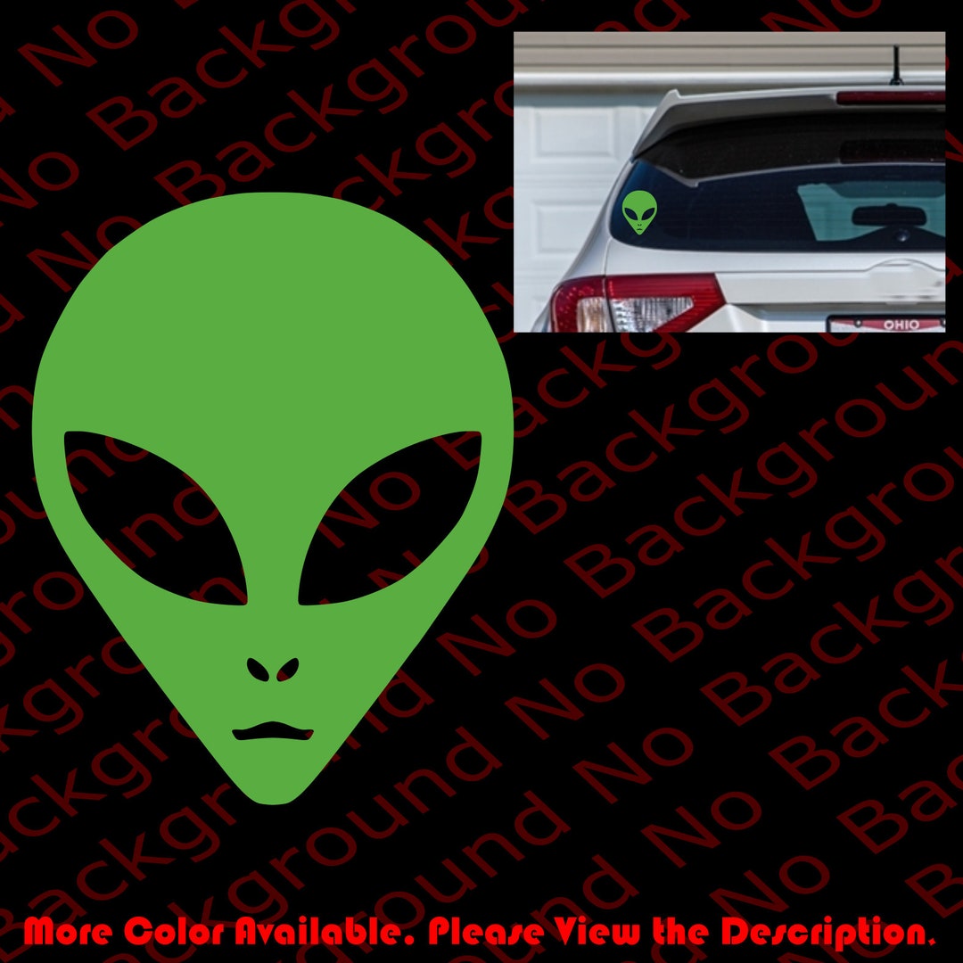 Alien UFO I Believe Vinyl Die Cut Decal for Car Truck Window Bumper ...