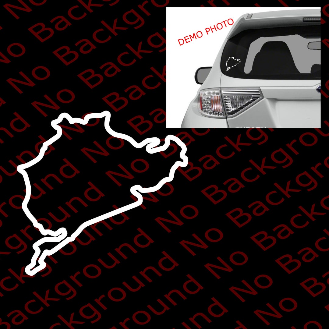 Many Colors - NURBURGRING Vinyl Die Cut Decal Sticker for Europe ...