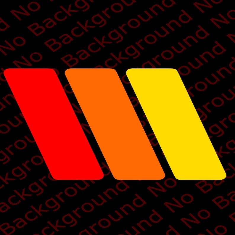 Many Colors & Sizes Tri 3 Color Retro Racing Stripes Rainbow - Etsy