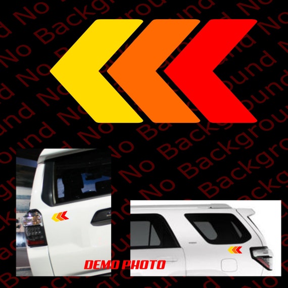 Many Colors & Sizes 3-color Retro Racing Arrows Stripes - Etsy