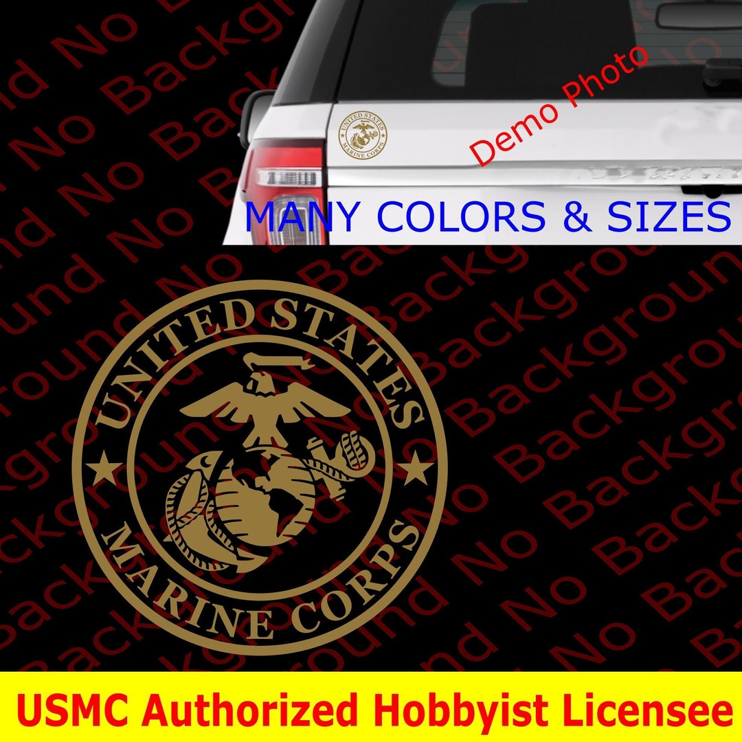 USMC Hobbyist License 53324: United States Marine Corps Die Cut Vinyl ...