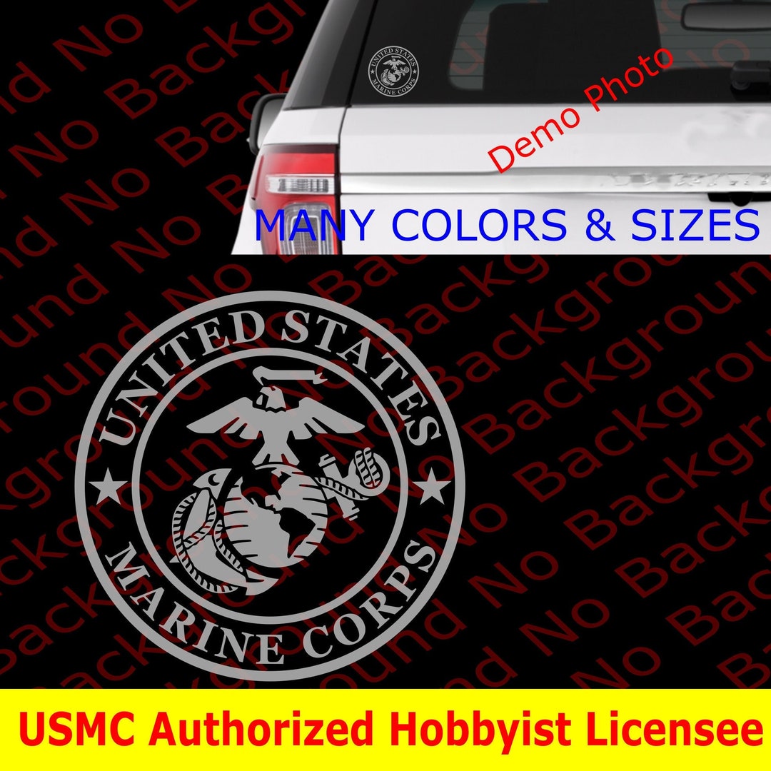 Round USMC EGA Vinyl Die Cut Decal for Veteran | Marines United States ...