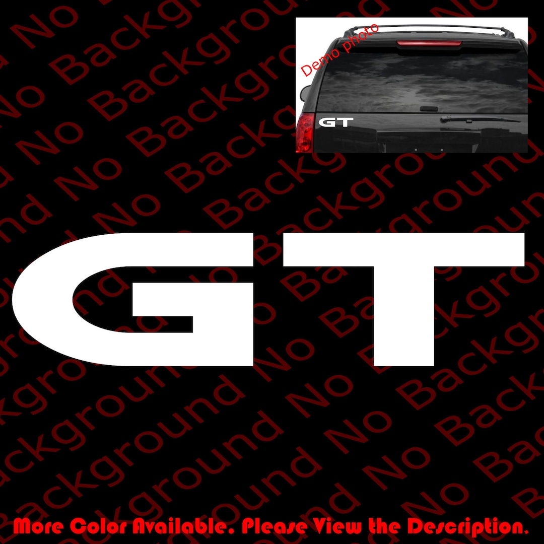 MANY COLORS & Sizes: GT Gran Touring Gran Turismo Vinyl Graphic for ...