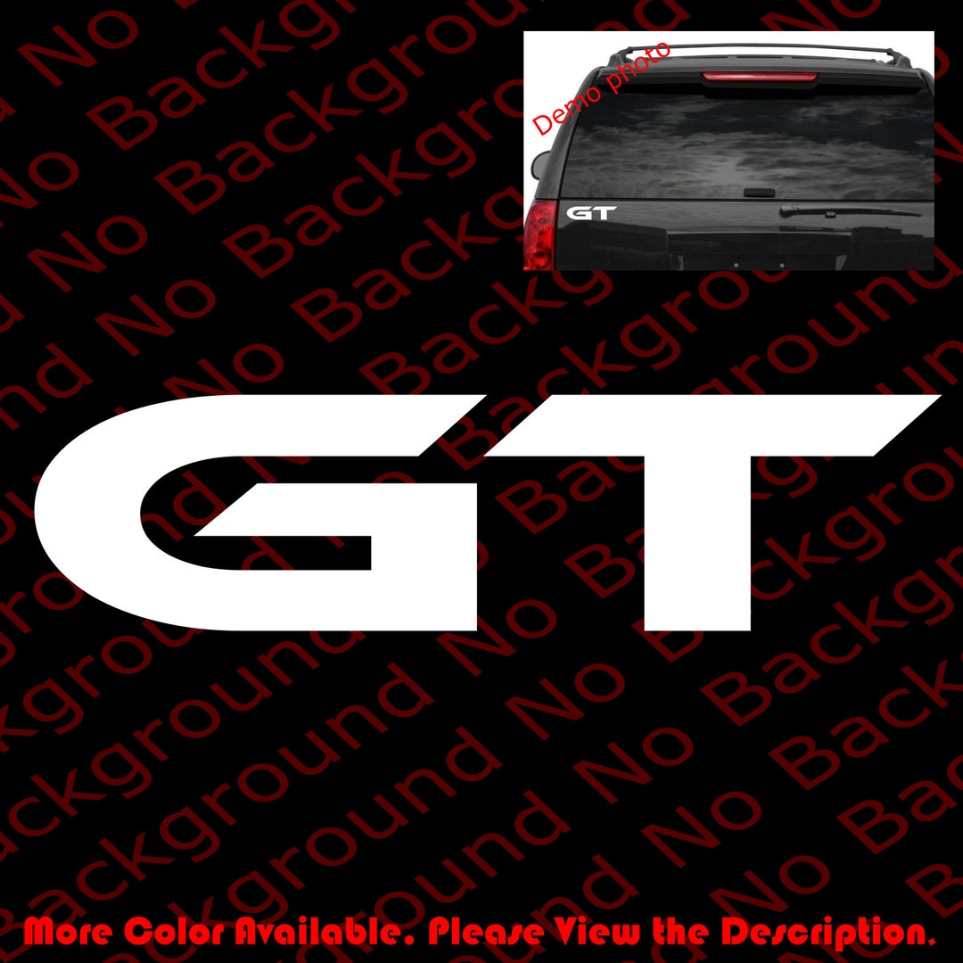MANY COLORS & Sizes: GT Gran Touring Gran Turismo Vinyl Graphic for ...