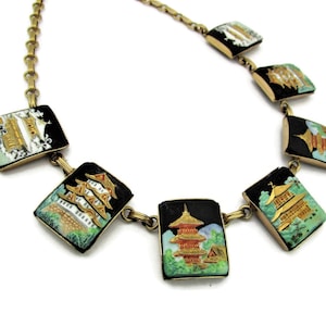 トシカネ Toshikane Necklace/historical Landmarks of Japan/12k Gold Filled ...