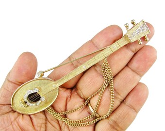 Large Musical Brooch - Etsy