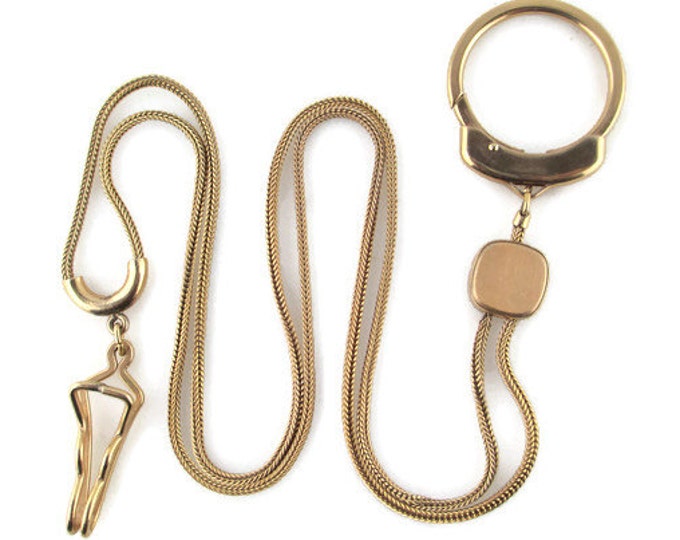 Swank Pocket Watch Chain/extension Key Chain/ Gold Filled - Etsy