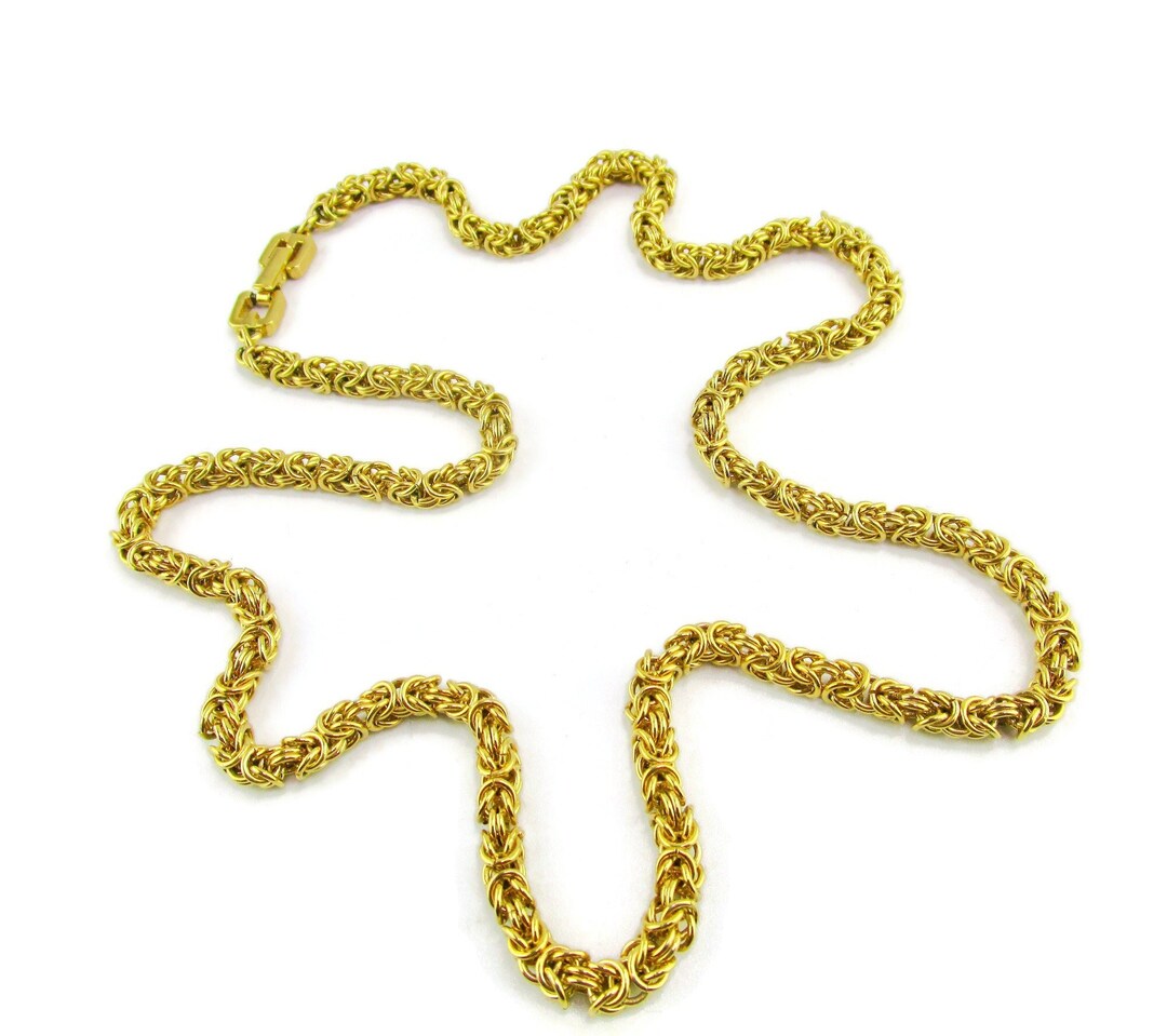 Givenchy Byzantine Necklace/5mm Birdcage Idiot’s Delight Links / 24 ...