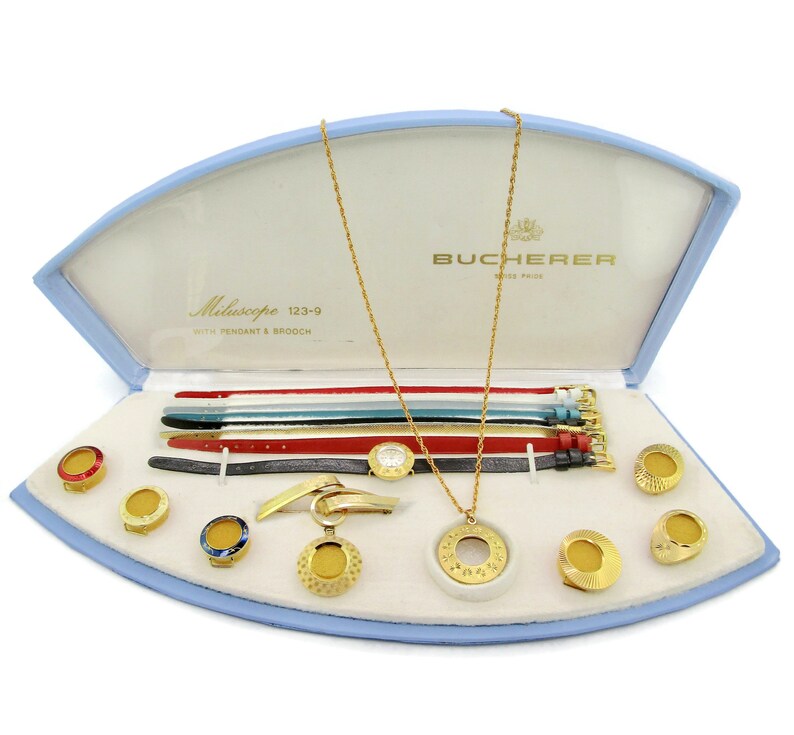 Bucherer 17 Jewels Gold Filled Deluxe Watch Set/with - Etsy