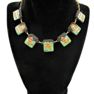 トシカネ Toshikane Necklace/historical Landmarks of Japan/12k Gold Filled ...