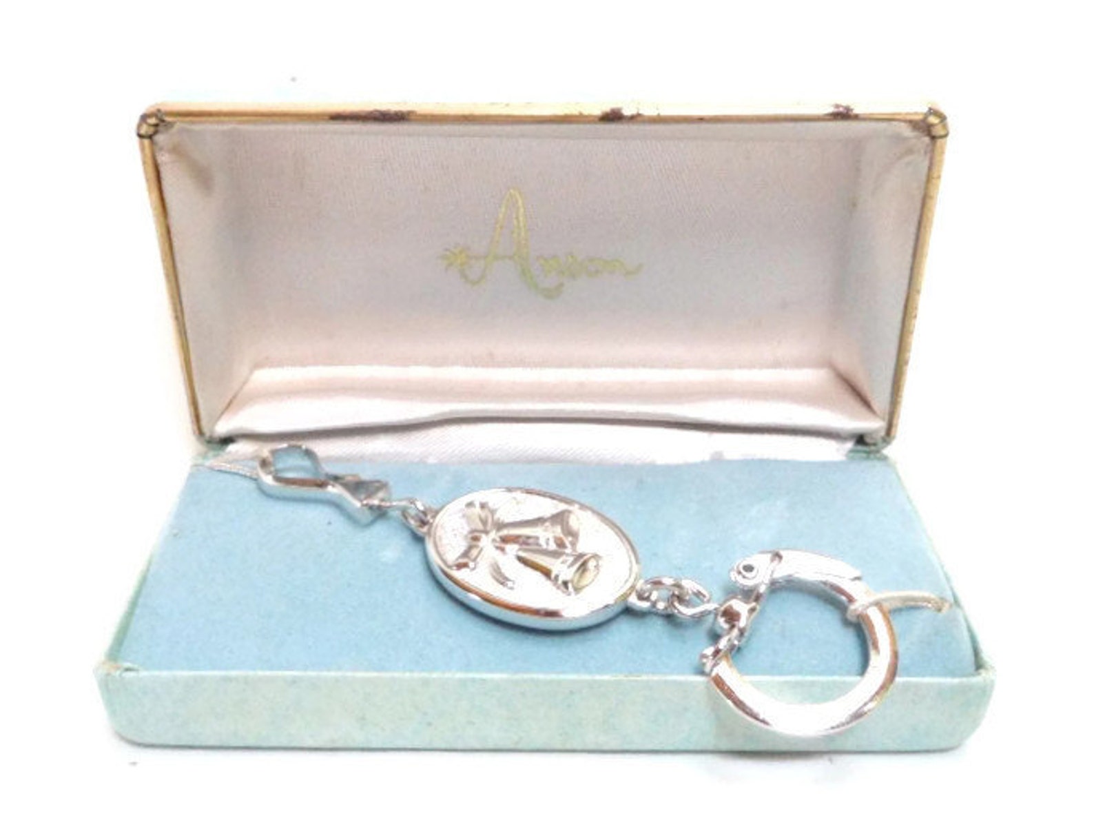Vintage Anson Key Protector Fob Anniversary Bells - Etsy