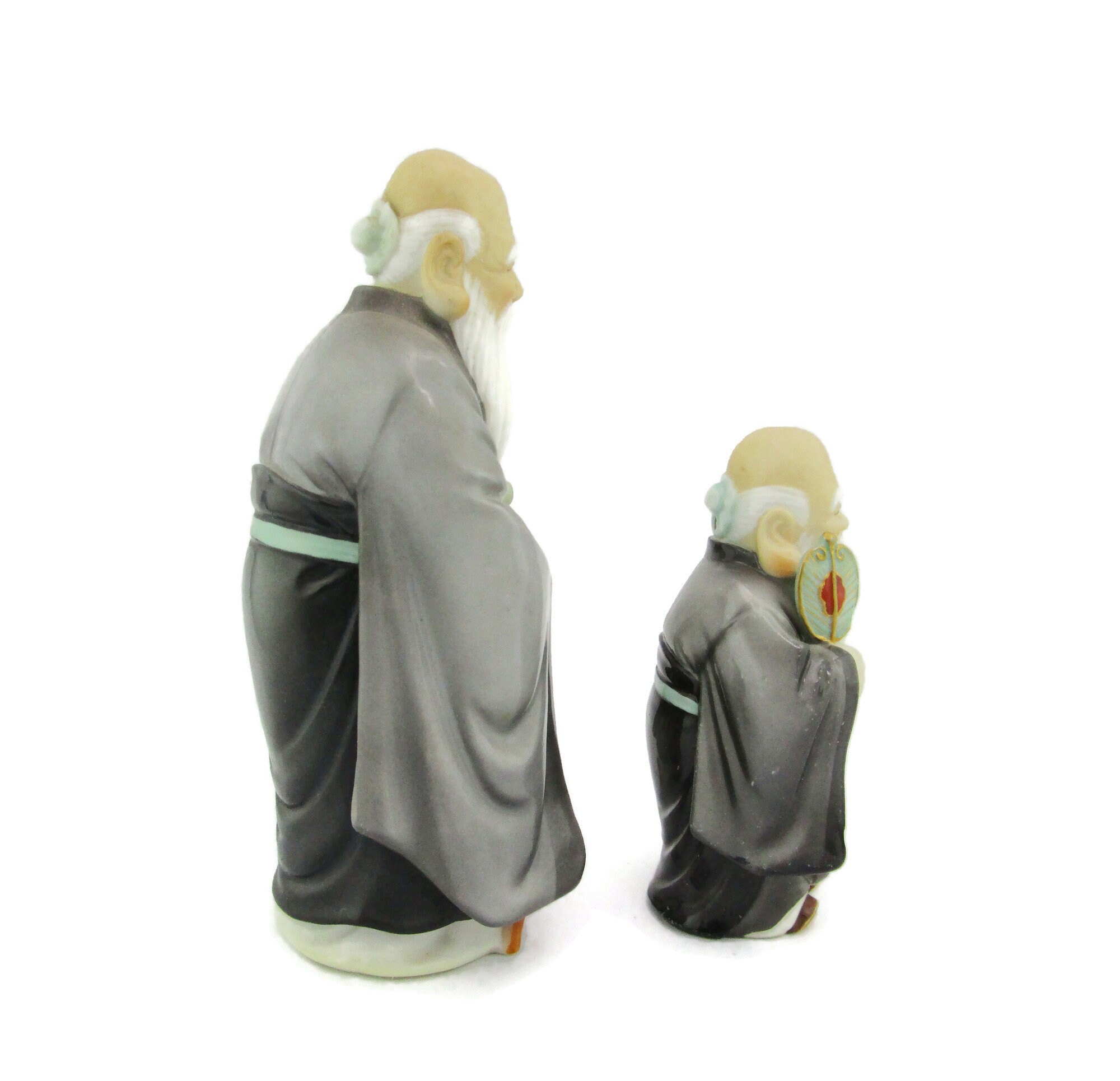 Toshikane Large FUKUROKUJU Figurine/7 Fortune Gods Arita Porcelain /七福神 ...