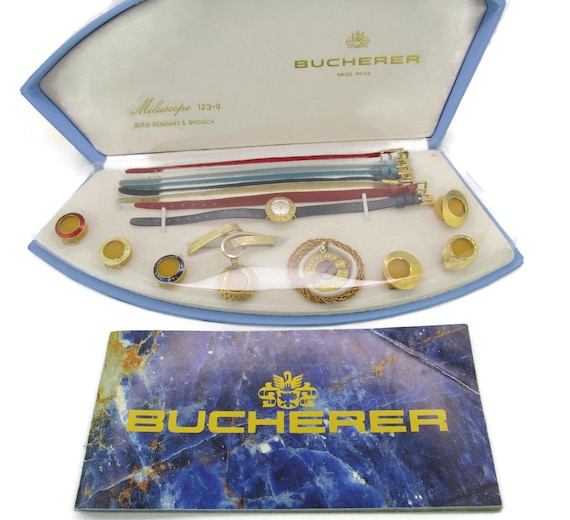 Bucherer 17 Jewels Gold Filled Deluxe Watch Set/With … - Gem