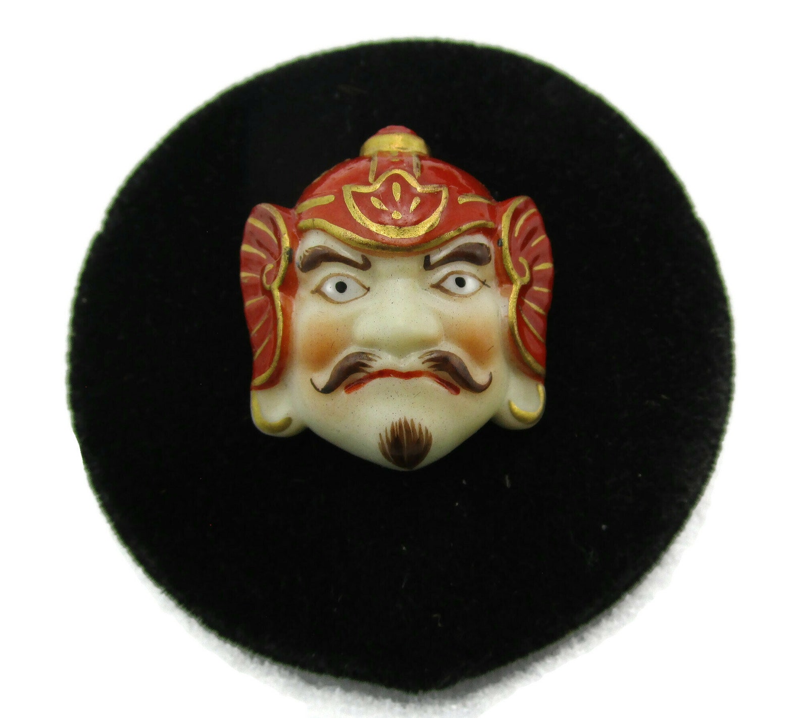 Jumbo Toshikane BISHAMONTEN Button/size 25mm X 23mm /7 Fortune - Etsy