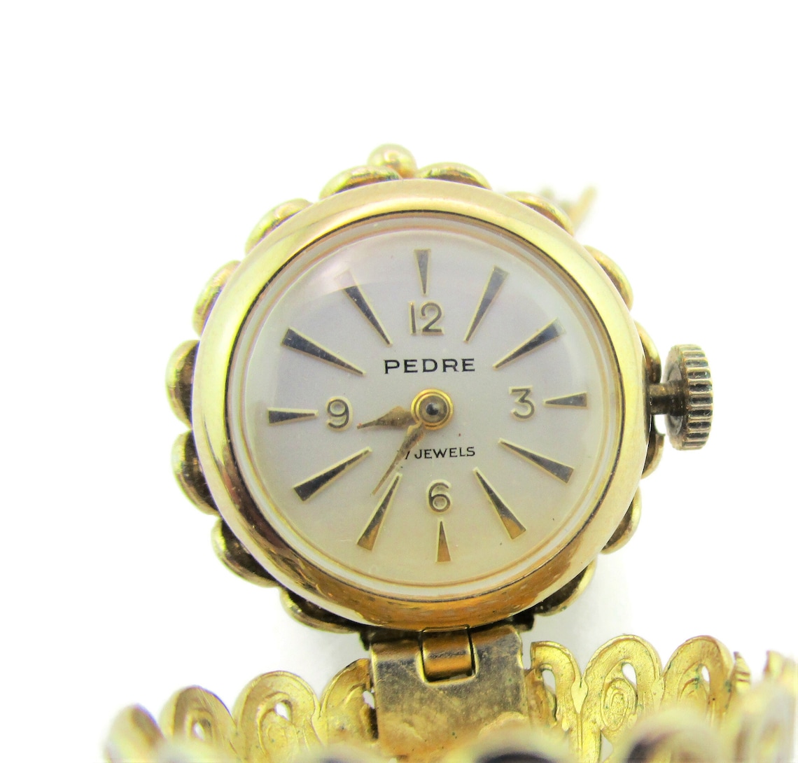 PEDRE Hidden Watch Necklace/mandalay Filigree Ball /star Weave - Etsy