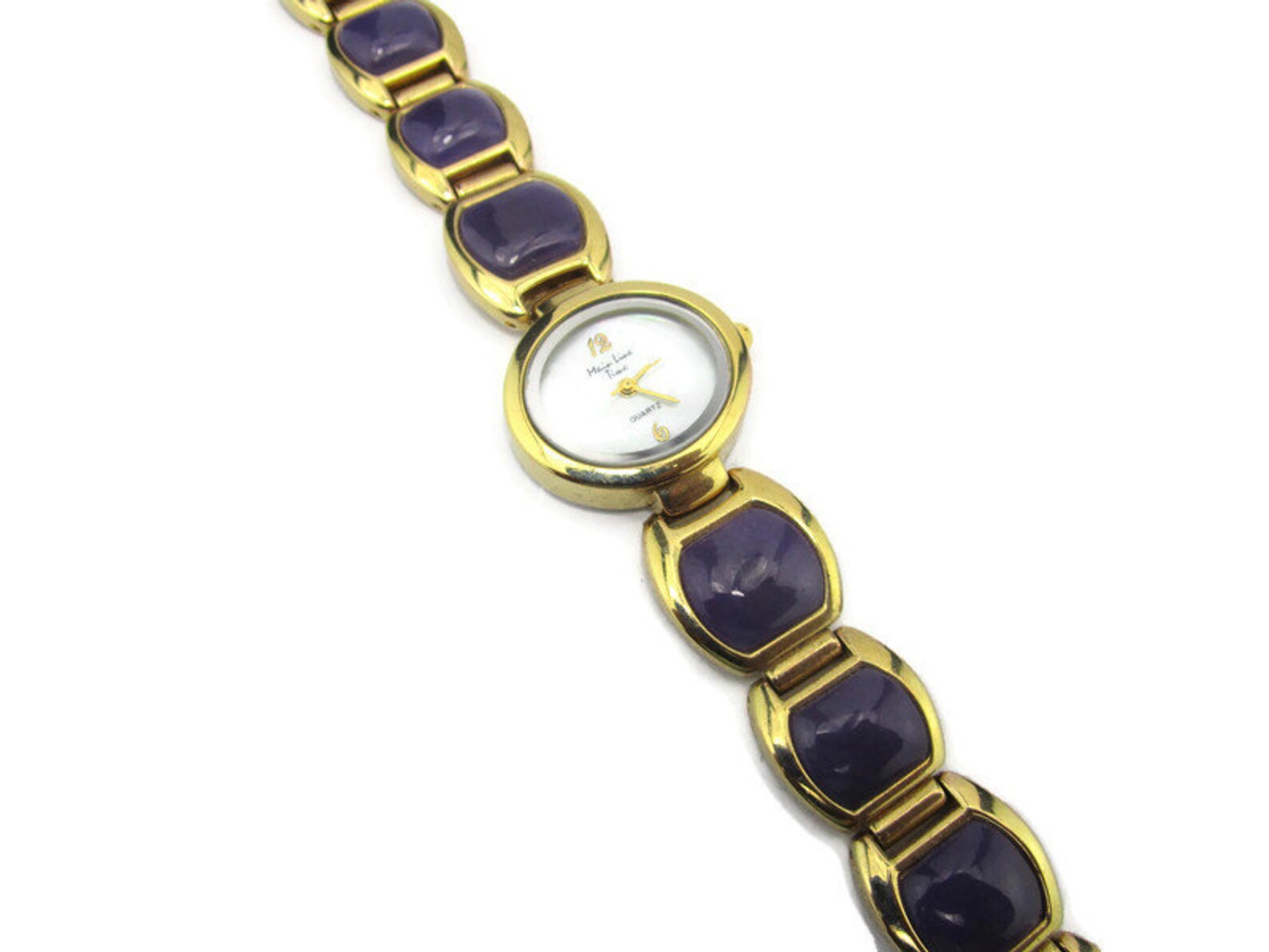 Main Line Time Jade Quartz Watch /Tested Purple Jade | Etsy