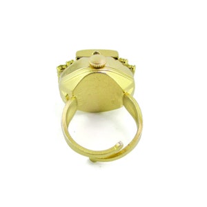 Futura Watch Ring/mechanical Wind up 17 Jewels Swiss Movement/timepiece ...