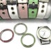 Quacker Factory Watches/set of Two 2 /8 Changable Bands /pastel Colors ...