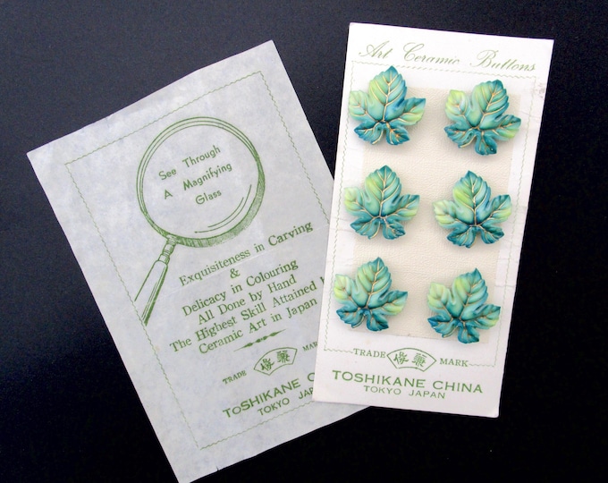 Toshikane BENZAITEN Button/ 7 Fortune Gods Arita Porcelain /seven Lucky ...