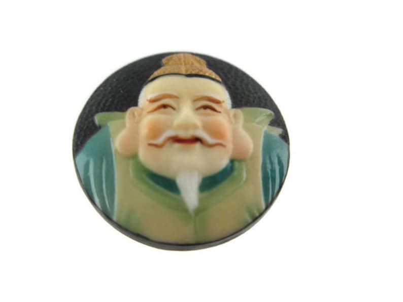Toshikane EBISU Button/ 7 Fortune Gods Arita Porcelain /seven - Etsy