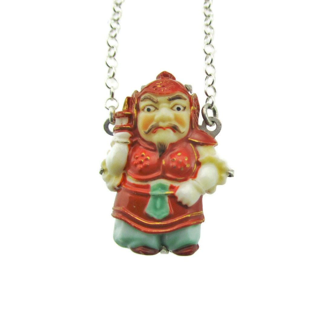 Toshikane BISHAMONTEN Pendant Necklace/seven Fortune Gods/ God of ...