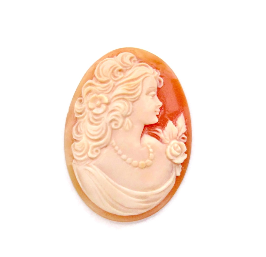Italian Ravello Cameo/camo Cameos AND Corals Factory/ Side Profile ...