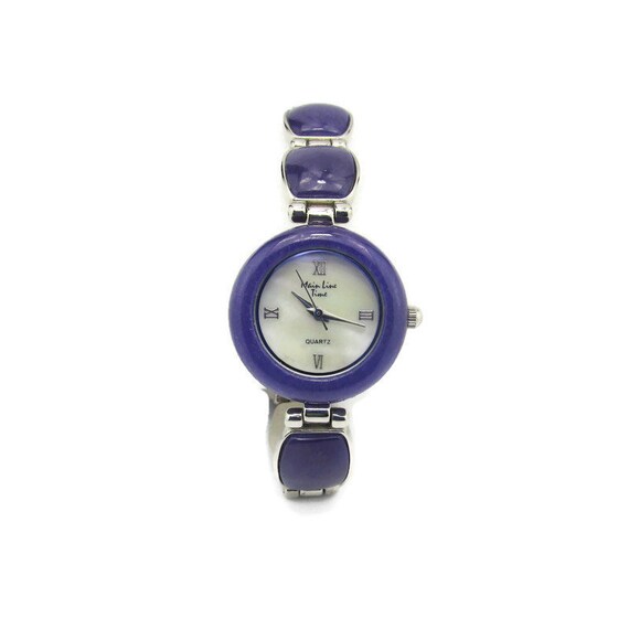 Main Line Time Jade Women's Quartz Watch/ Tested Purple | Etsy