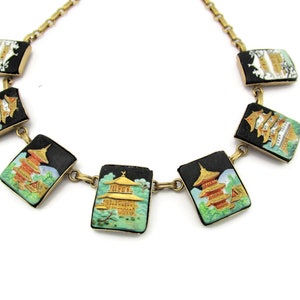 トシカネ Toshikane Necklace/historical Landmarks of Japan/12k Gold Filled ...