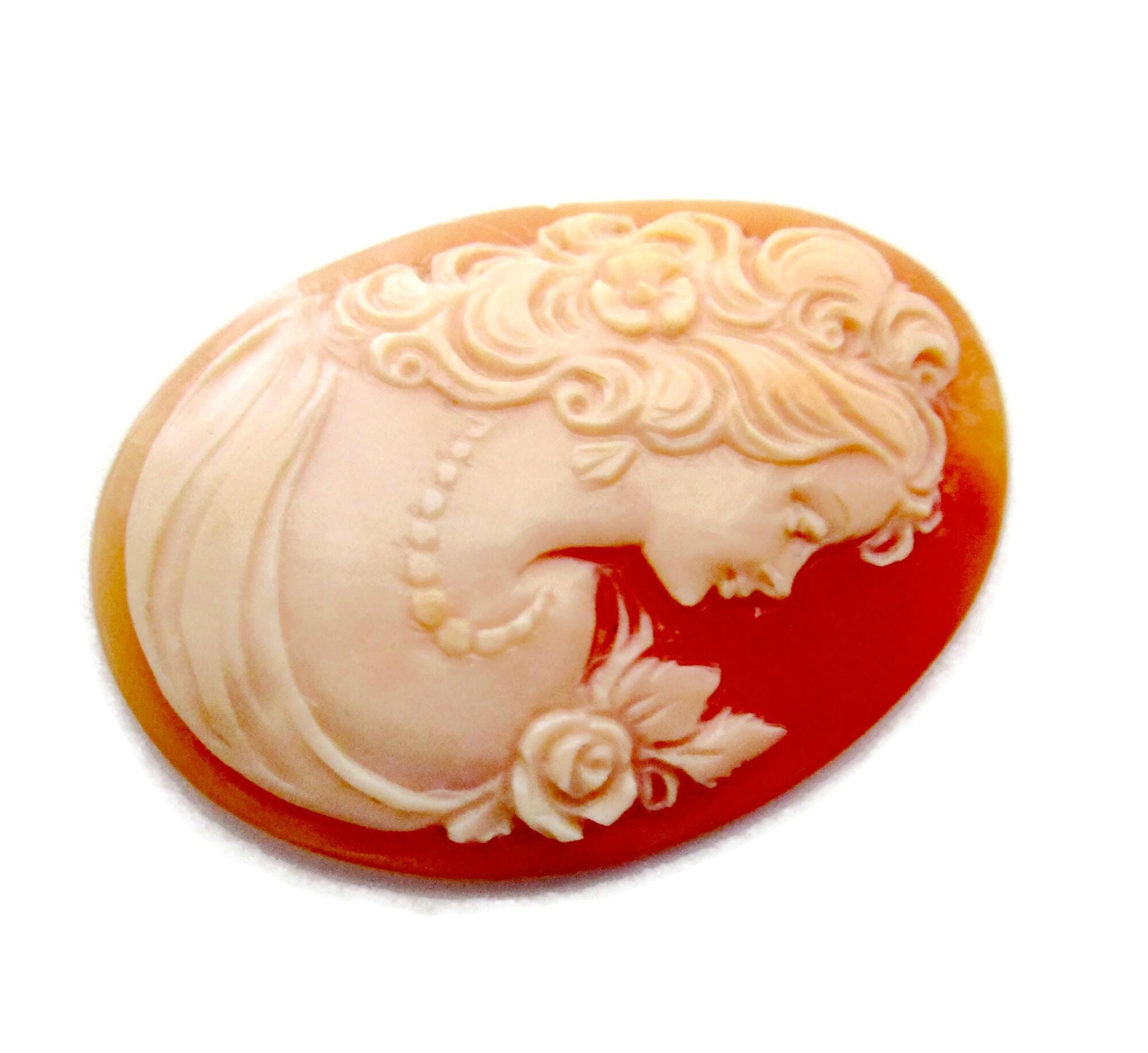 Italian Ravello Cameo/camo Cameos AND Corals Factory/ Side Profile ...