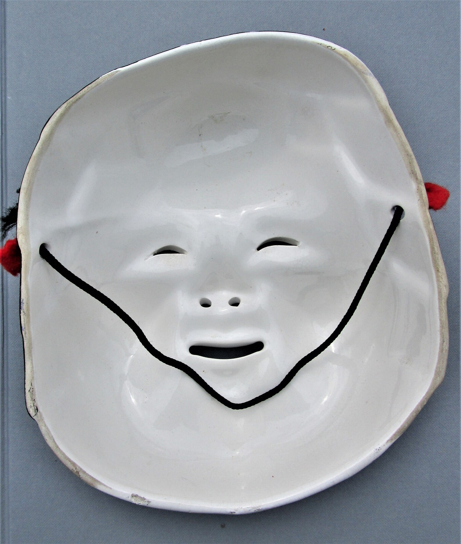 Large Okame Mask/smiling Maid for Japanese Noh Play /hand - Etsy