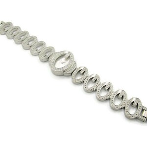 Collezio Rhinestone Watch/japan Quartz Movement/silver Tone Dial ...