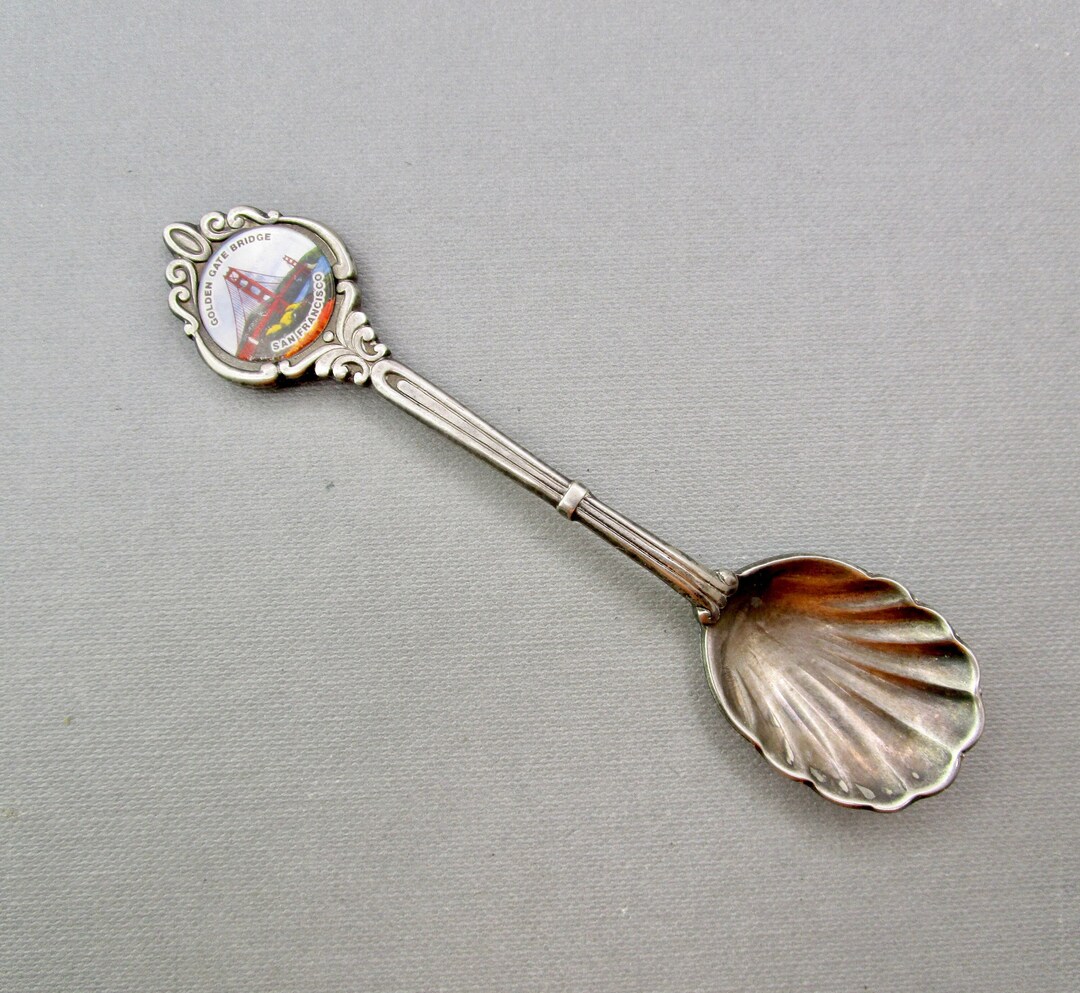Golden Gate Bridge Spoon/san Francisco Scene Photo Finial 4 - Etsy