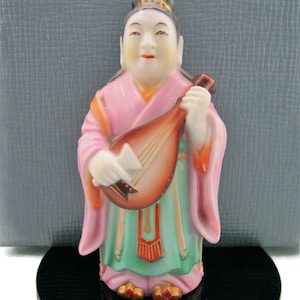 Toshikane BENZAITEN and FUKUROKUJU /salt & Pepper Shakers/hand Painted ...