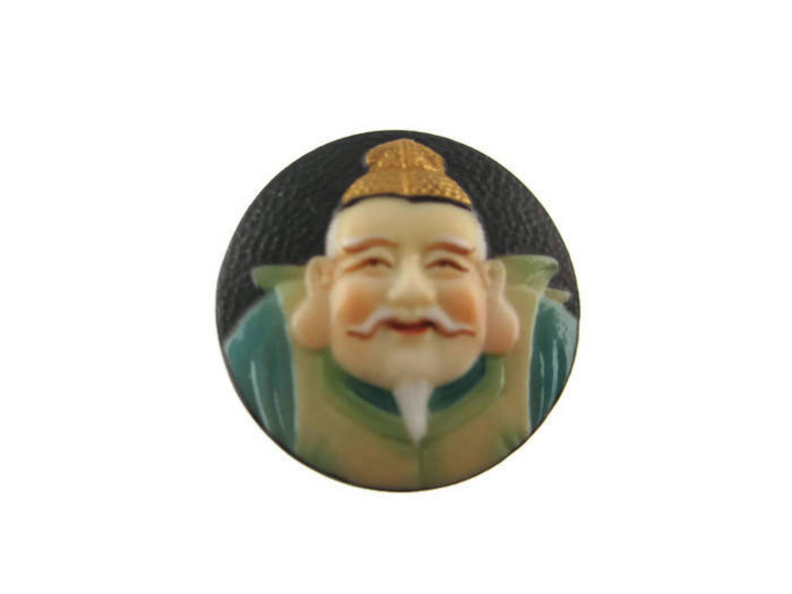 Toshikane EBISU Button/ 7 Fortune Gods Arita Porcelain /seven - Etsy