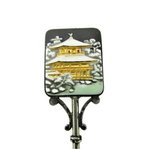 Toshikane Souvenir Spoon/kinkakuji Temple Golden Pavilion Tile/phoenix ...